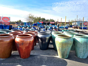 Large Ceramic Flower Pots and Planters | Ten Thousand Pots