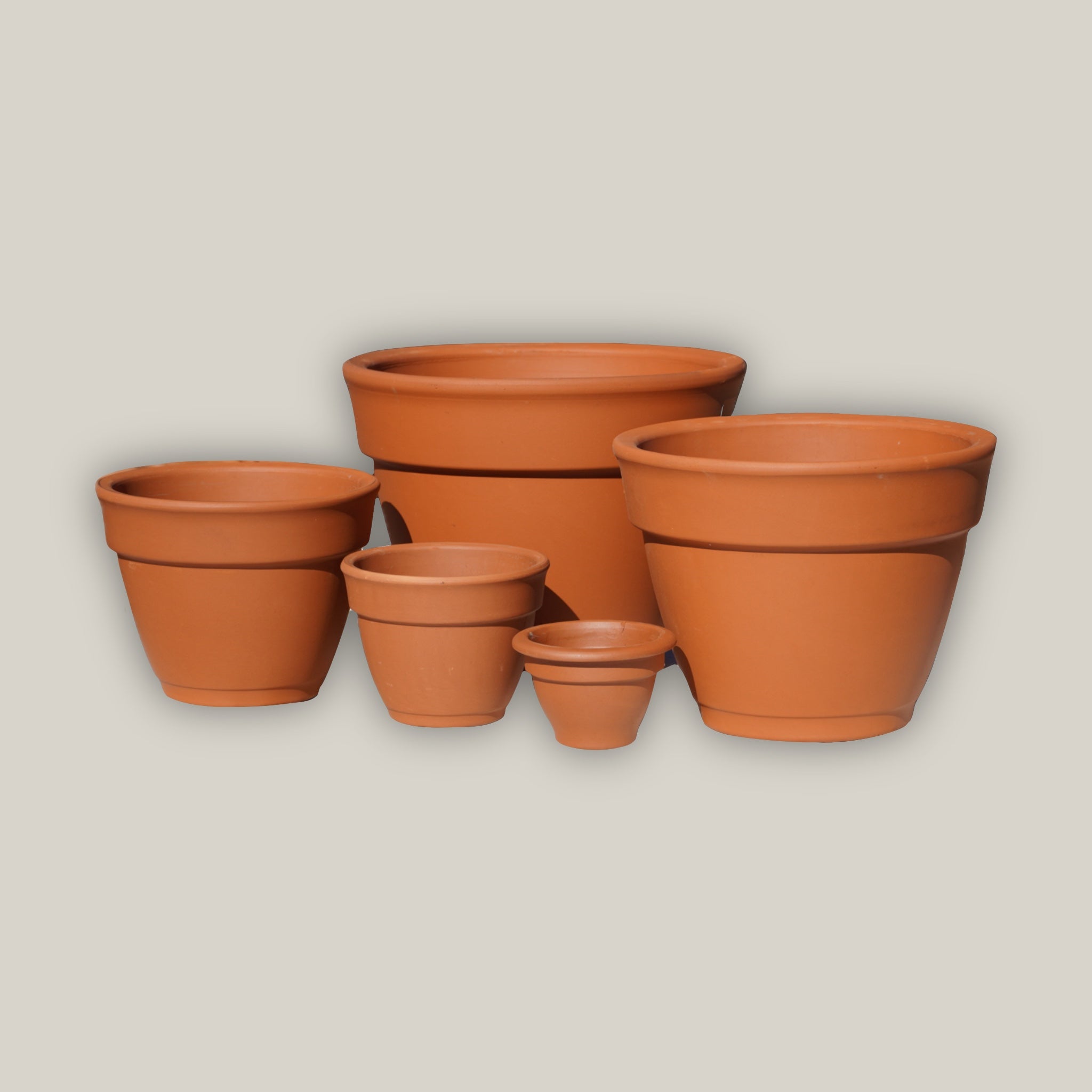 13 Inch Terracotta Pots | Ten Thousand Pots