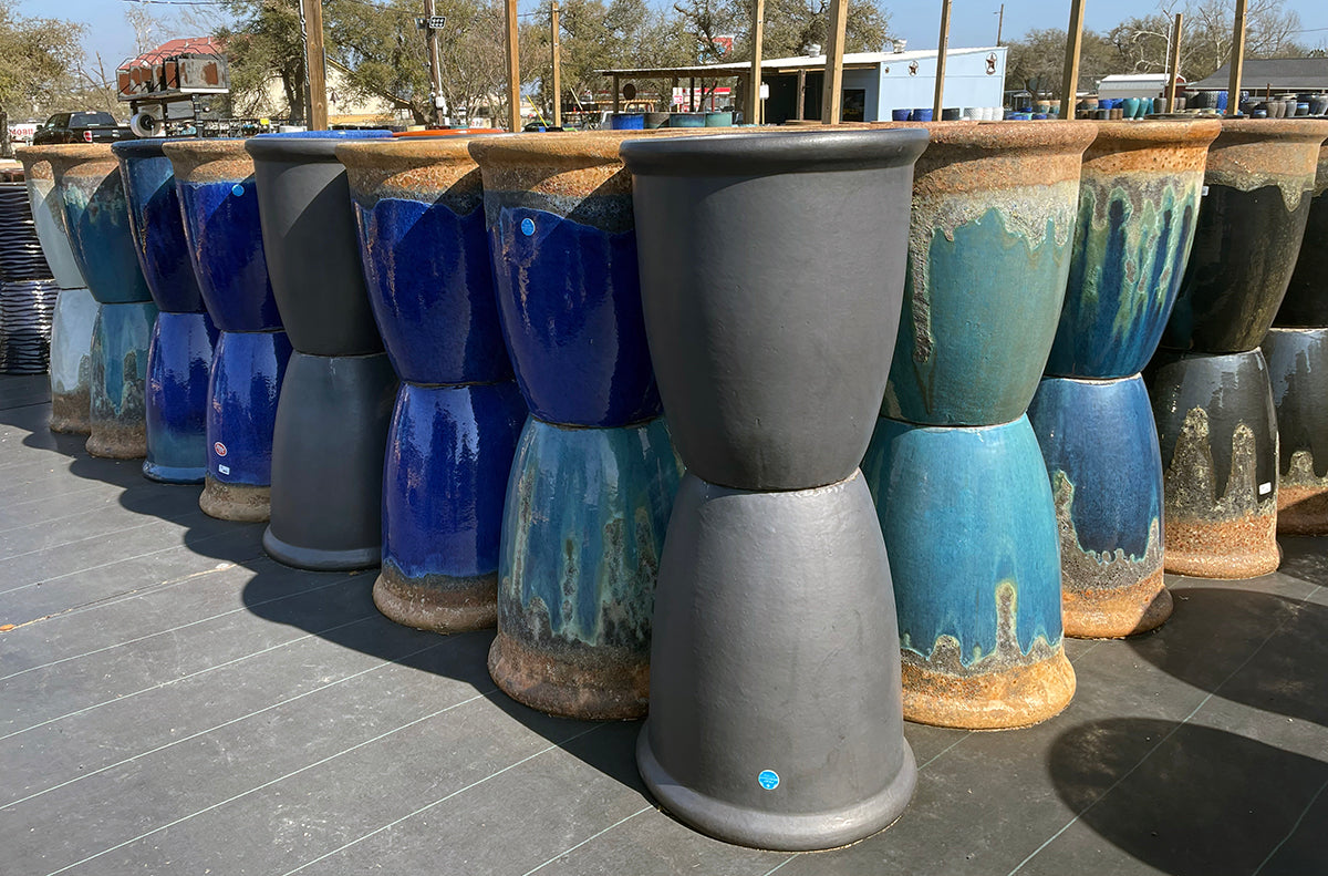 Cream Half Round Ceramic Planter | Ten Thousand Pots