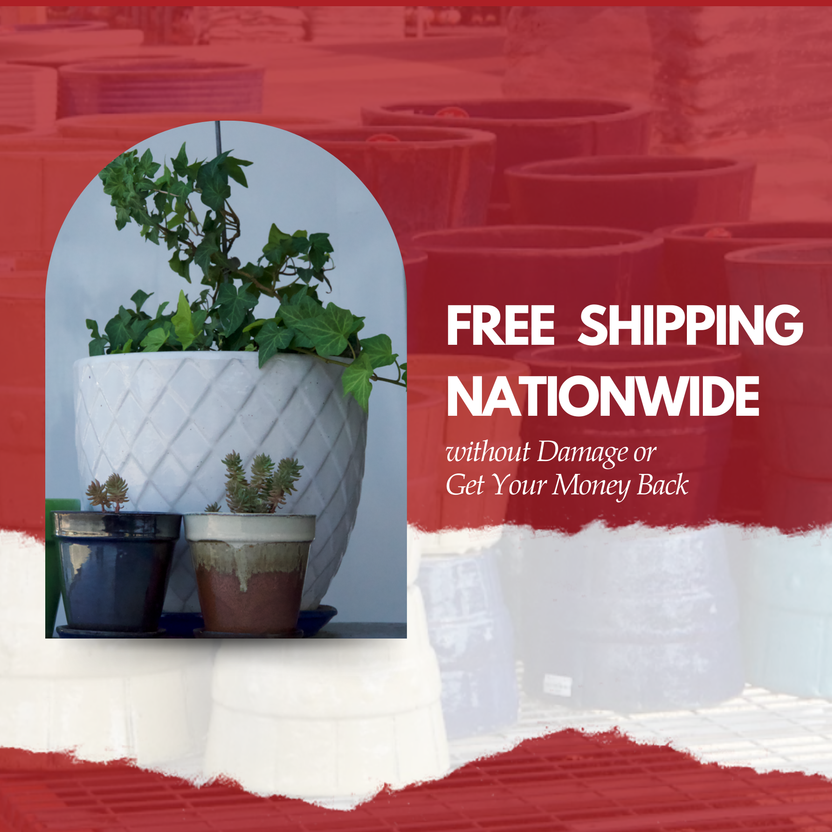 Large Ceramic Flower Pots and Planters | Ten Thousand Pots