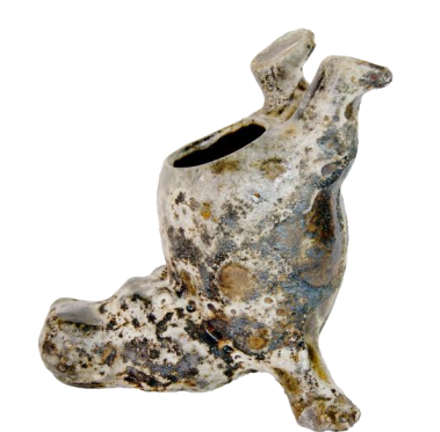 607R29 - Relic Rust Faceplant Hippo Planter – Ten Thousand Pots