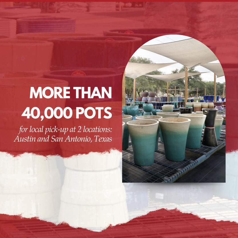 Large Ceramic Flower Pots and Planters | Ten Thousand Pots