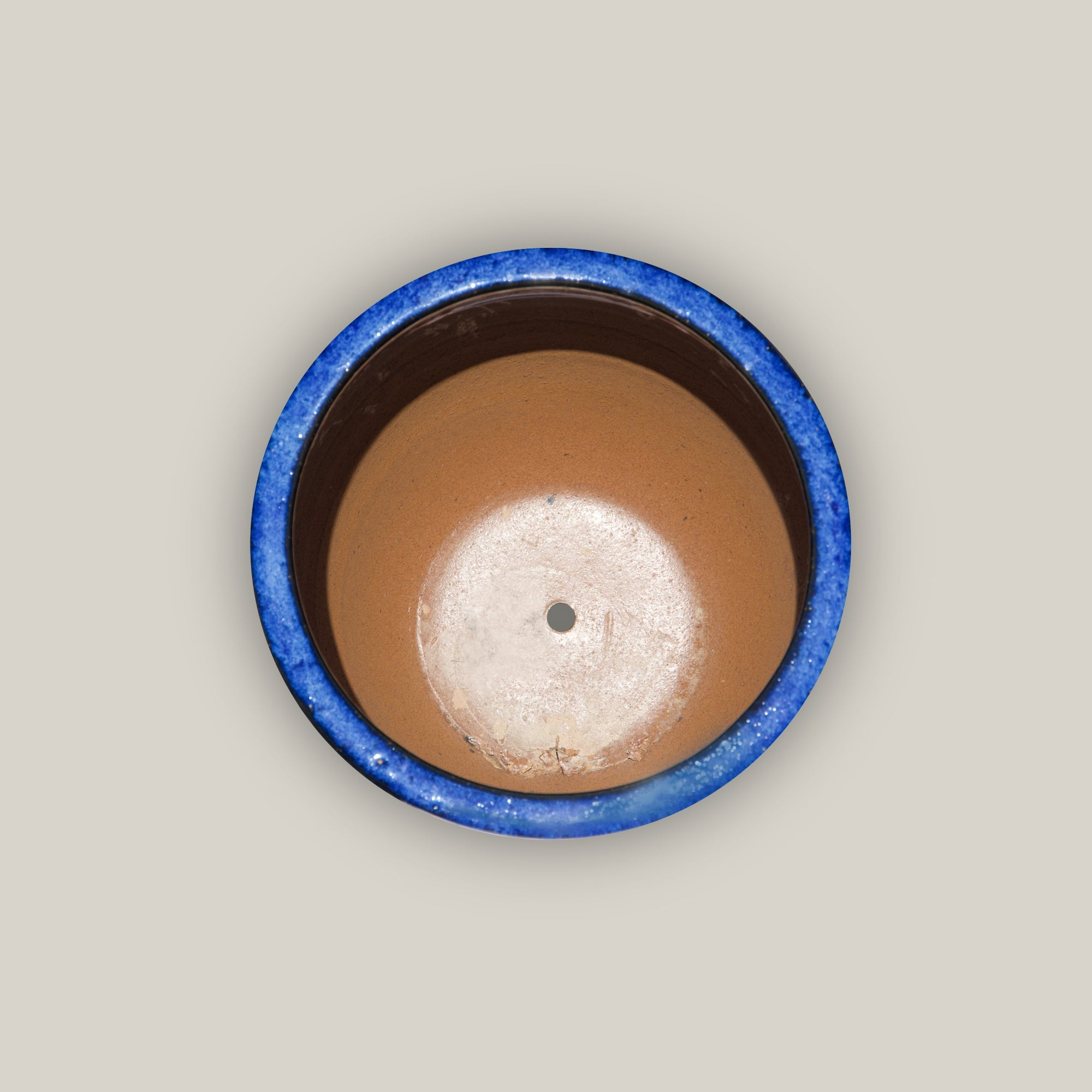 Blue Dropped Rain Ceramic Pot | Ten Thousand Pots