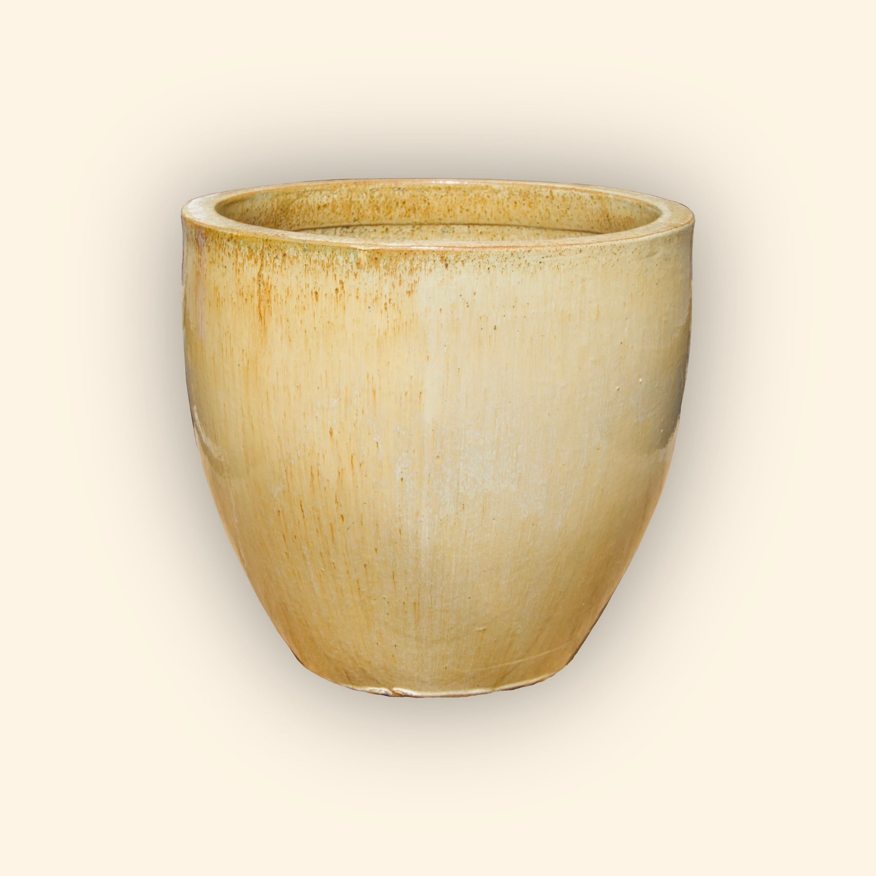 Cream Ceramic Bullet Planter | Ten Thousand Pots