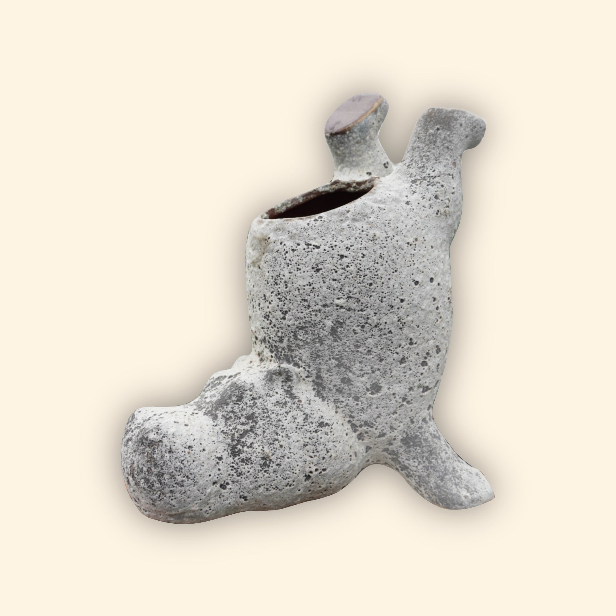607R9 - Atlantis White Faceplant Hippo Planter – Ten Thousand Pots