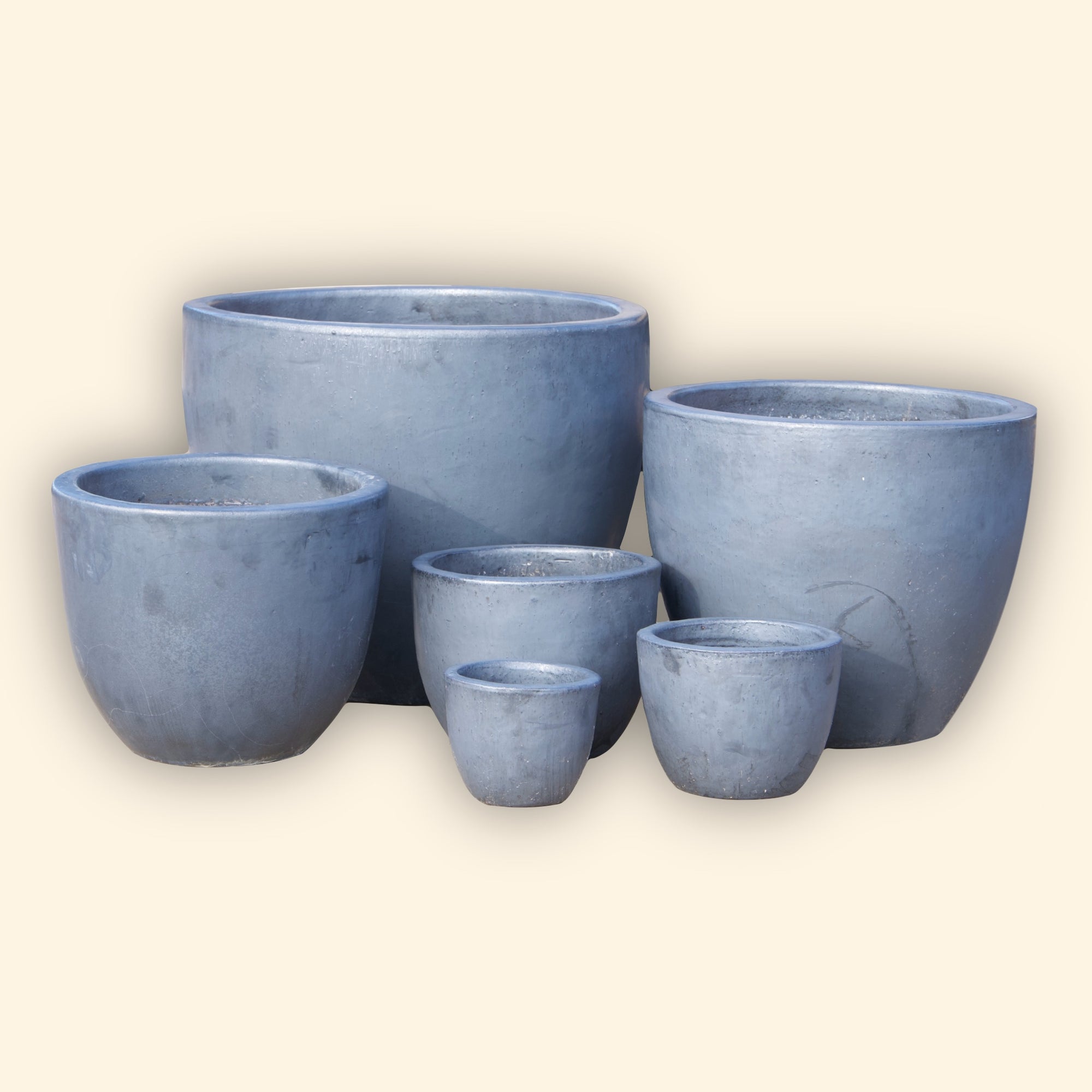Matte Black Ceramic Bullet Planter | Ten Thousand Pots